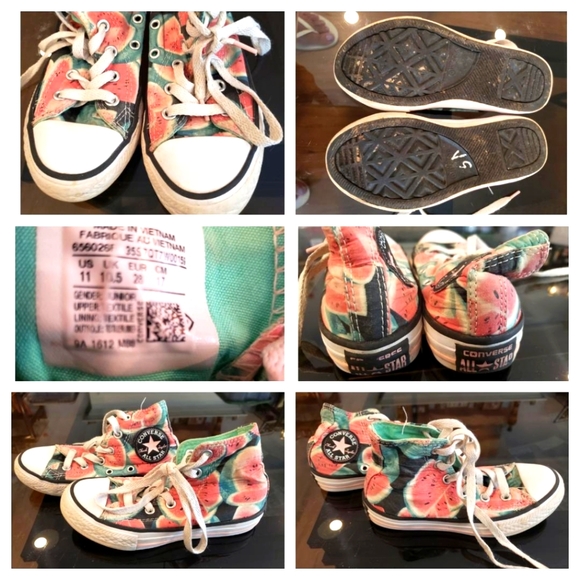 Converse | Shoes | Converse Allstarschuck Taylor Watermelon Youth Hitop ...